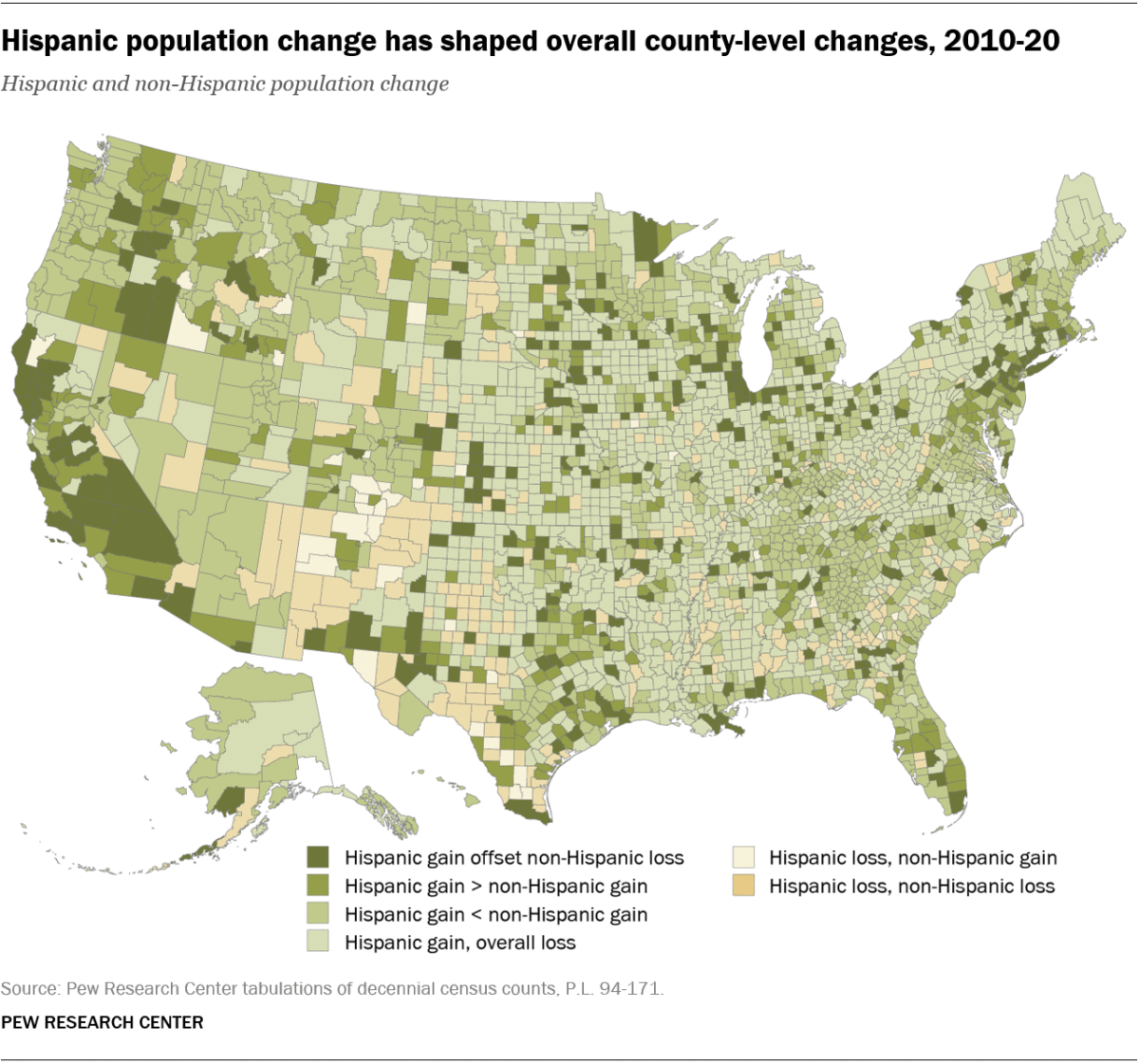 U.S. Hispanic population continued its geographic spread in the 2010s ...